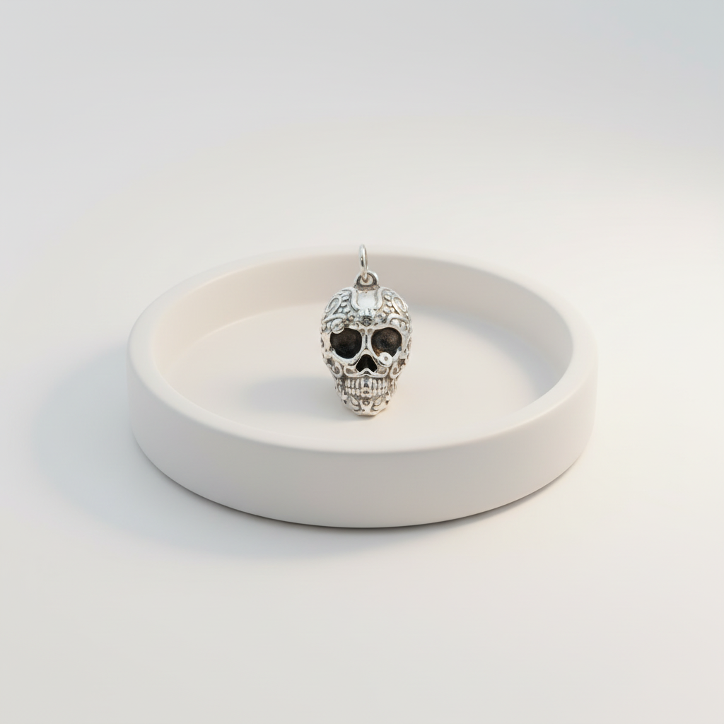 Charm de Catrín o Catrina en Plata Sólida .925 – Grissita Joyería